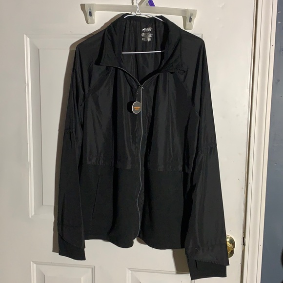 Avia | Jackets & Coats | Nwt Avia Black Jacket With Hood In Collar Size ...